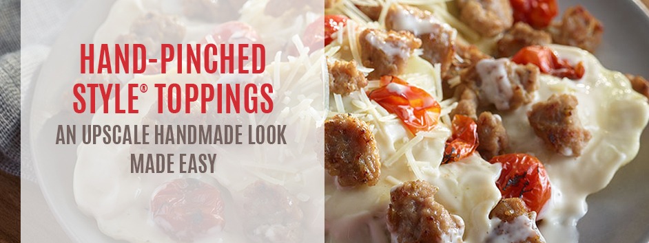 Hand-Pinched Style® Toppings | Burke Corporation