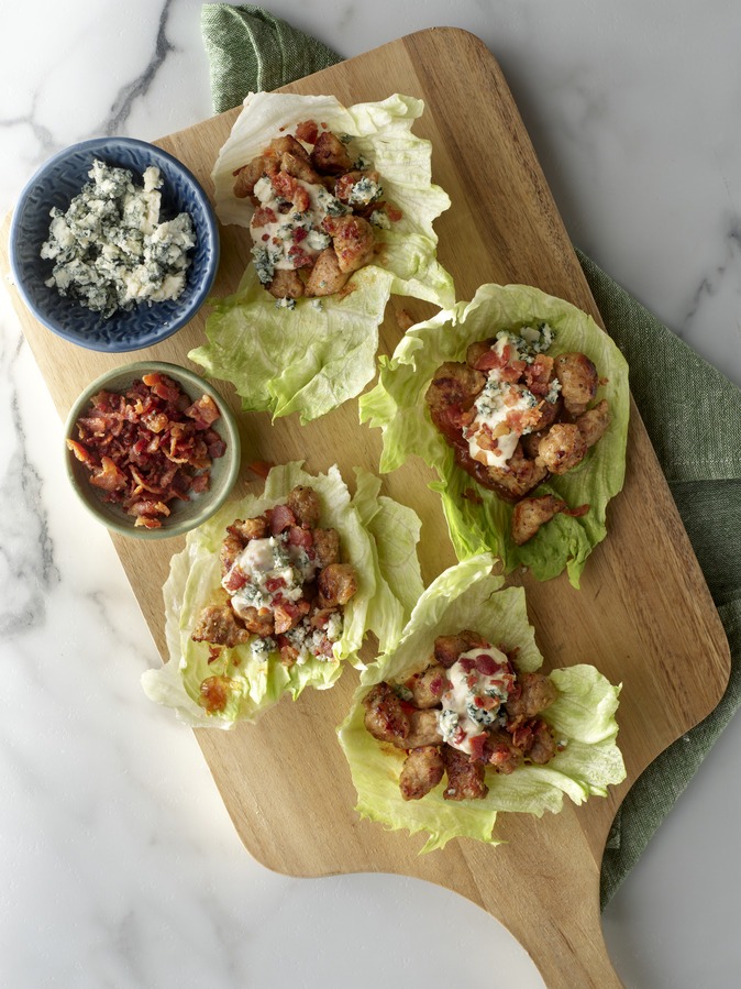 Bacon and Sausage Iceberg Lettuce Wraps | Burke Corporation